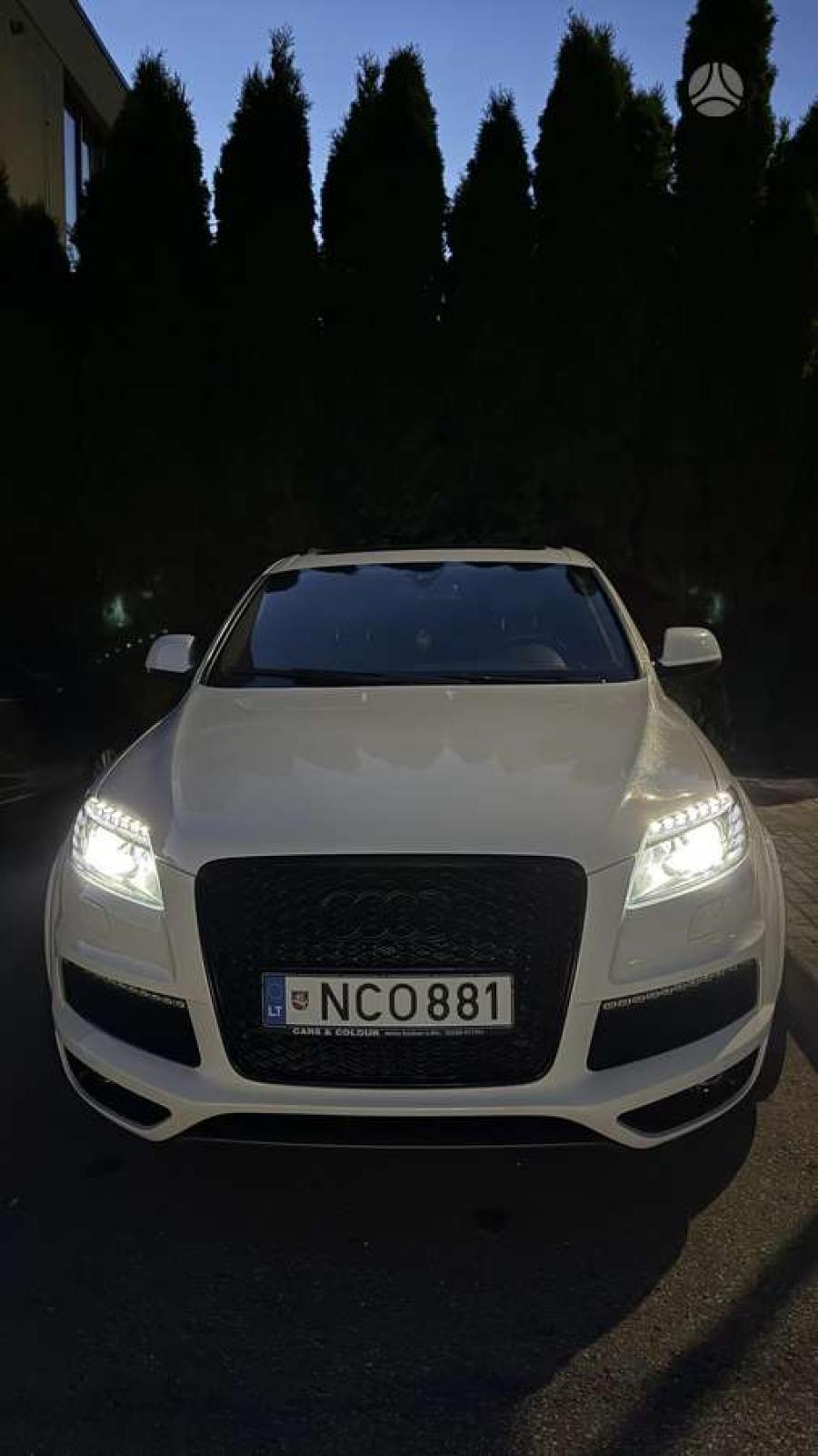 Balts Audi Q7 2012 Šauļi, ar dzinēja tilpumu 2.97 L un nobraukumu 383 tūkst. km par 12700 €, foto 17 vietnē AUTOMOTO.COM.LV
