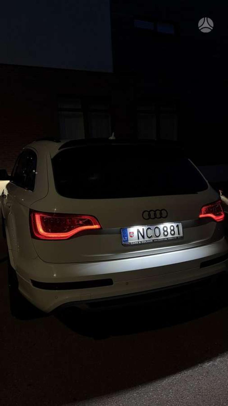 Balts Audi Q7 2012 Šauļi, ar dzinēja tilpumu 2.97 L un nobraukumu 383 tūkst. km par 12700 €, foto 23 vietnē AUTOMOTO.COM.LV