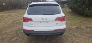 White Audi Q7 2012 in Ukmerge, with an engine capacity of 3.00 L and mileage of 261 thousand km for 9400 €, photo 14 on AUTOMOTO.COM.LV