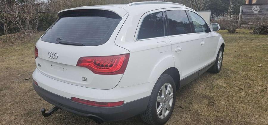 Balts Audi Q7 2012 Ukmergė, ar dzinēja tilpumu 3.00 L un nobraukumu 261 tūkst. km par 9200 €, foto 7 vietnē AUTOMOTO.COM.LV