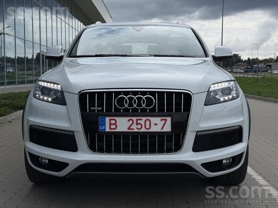 White Audi Q7 2012 in Rezekne, with an engine capacity of 3.00 L and mileage of 268 thousand km for 13990 €, photo 1 on AUTOMOTO.COM.LV