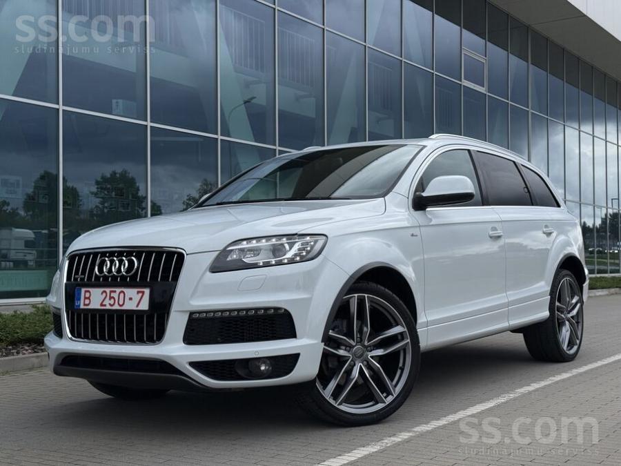 White Audi Q7 2012 in Rezekne, with an engine capacity of 3.00 L and mileage of 268 thousand km for 13990 €, photo 3 on AUTOMOTO.COM.LV