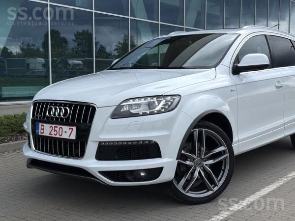 White Audi Q7 2012 in Rezekne, with an engine capacity of 3.00 L and mileage of 268 thousand km for 13990 €, photo 4 on AUTOMOTO.COM.LV