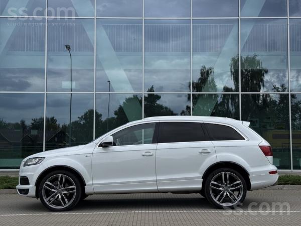 White Audi Q7 2012 in Rezekne, with an engine capacity of 3.00 L and mileage of 268 thousand km for 13990 €, photo 8 on AUTOMOTO.COM.LV