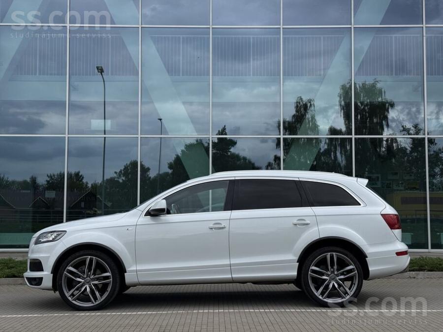 White Audi Q7 2012 in Rezekne, with an engine capacity of 3.00 L and mileage of 268 thousand km for 13990 €, photo 8 on AUTOMOTO.COM.LV