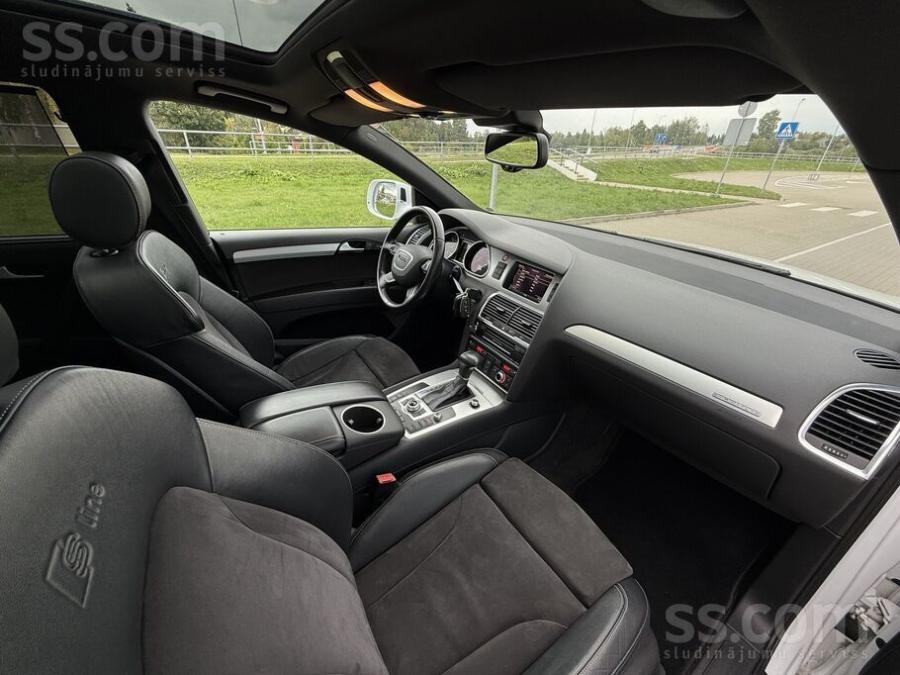 White Audi Q7 2012 in Rezekne, with an engine capacity of 3.00 L and mileage of 268 thousand km for 13990 €, photo 14 on AUTOMOTO.COM.LV
