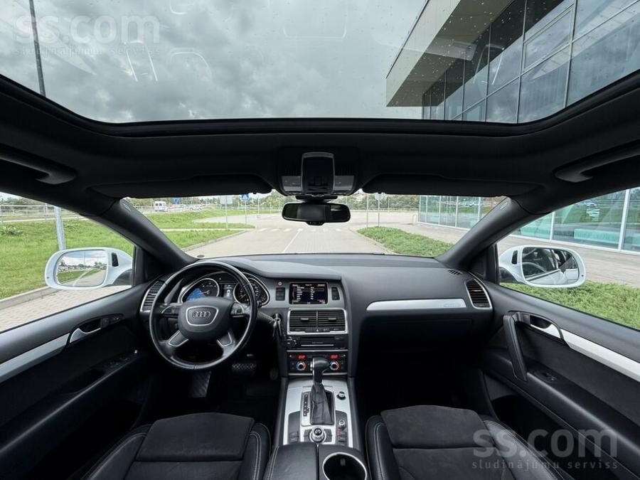 White Audi Q7 2012 in Rezekne, with an engine capacity of 3.00 L and mileage of 268 thousand km for 13990 €, photo 19 on AUTOMOTO.COM.LV