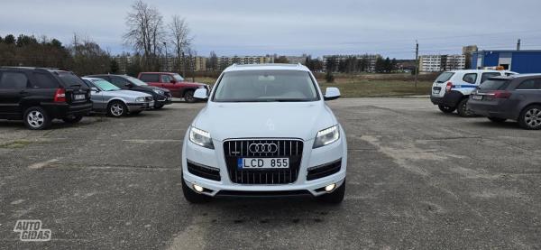 White Audi Q7 2013 in Utena, with an engine capacity of 3.00 L and mileage of 3410 thousand km for 9800 €, photo 2 on AUTOMOTO.COM.LV