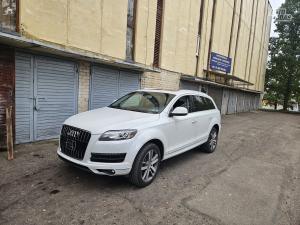 White Audi Q7 2013 in Alytus, with an engine capacity of 3.00 L and mileage of 187 thousand km for 11500 €, photo  on AUTOMOTO.COM.LV