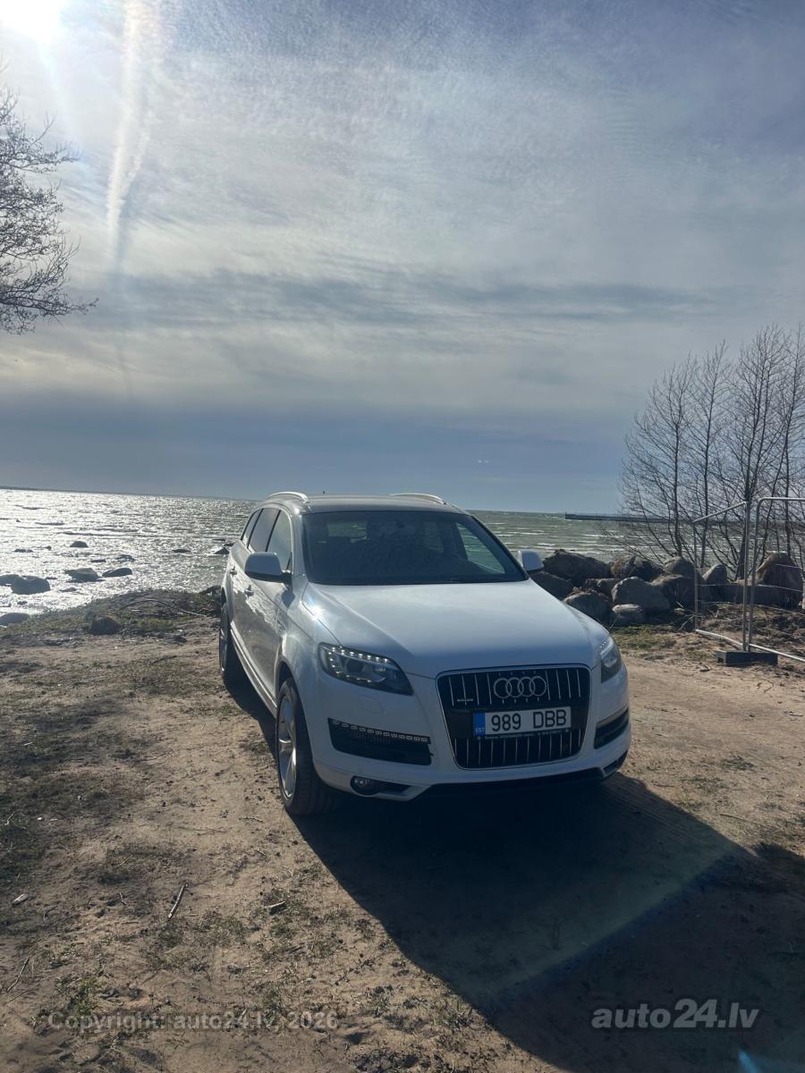 Balts Audi Q7 2013 Tallina, ar dzinēja tilpumu 3.00 L un nobraukumu 203 tūkst. km par 13900 €, foto 1 vietnē AUTOMOTO.COM.LV