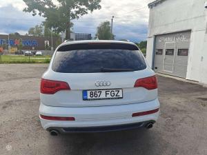 White Audi Q7 2013 in Vilnius, with an engine capacity of 2.97 L and mileage of 306 thousand km for 12400 €, photo 6 on AUTOMOTO.COM.LV