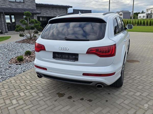 Balts Audi Q7 2013 Viļņa, ar dzinēja tilpumu 2.97 L un nobraukumu 300 tūkst. km par 12000 €, foto 4 vietnē AUTOMOTO.COM.LV
