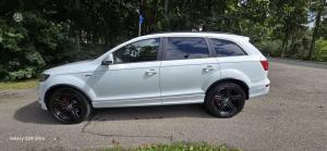 White Audi Q7 2013 in Jurbarkas, with an engine capacity of 3.00 L and mileage of 243 thousand km for 9200 €, photo 6 on AUTOMOTO.COM.LV