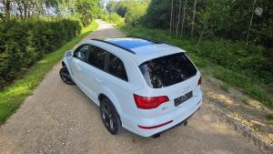 White Audi Q7 2013 in Vilnius, with an engine capacity of 3.00 L and mileage of 257 thousand km for 8350 €, photo 16 on AUTOMOTO.COM.LV