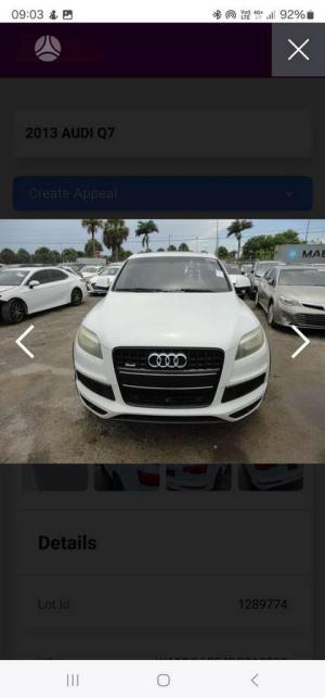 White Audi Q7 2013 in Vilnius, with an engine capacity of 3.00 L and mileage of 257 thousand km for 8350 €, photo 29 on AUTOMOTO.COM.LV