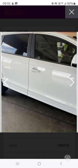 White Audi Q7 2013 in Vilnius, with an engine capacity of 3.00 L and mileage of 257 thousand km for 8350 €, photo 32 on AUTOMOTO.COM.LV