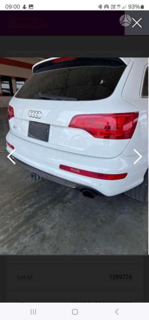 White Audi Q7 2013 in Vilnius, with an engine capacity of 3.00 L and mileage of 257 thousand km for 8350 €, photo 33 on AUTOMOTO.COM.LV