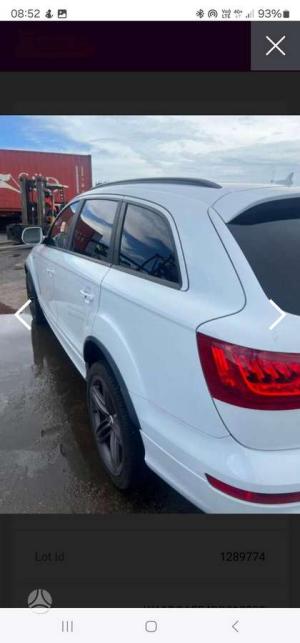 White Audi Q7 2013 in Vilnius, with an engine capacity of 3.00 L and mileage of 257 thousand km for 8350 €, photo 35 on AUTOMOTO.COM.LV