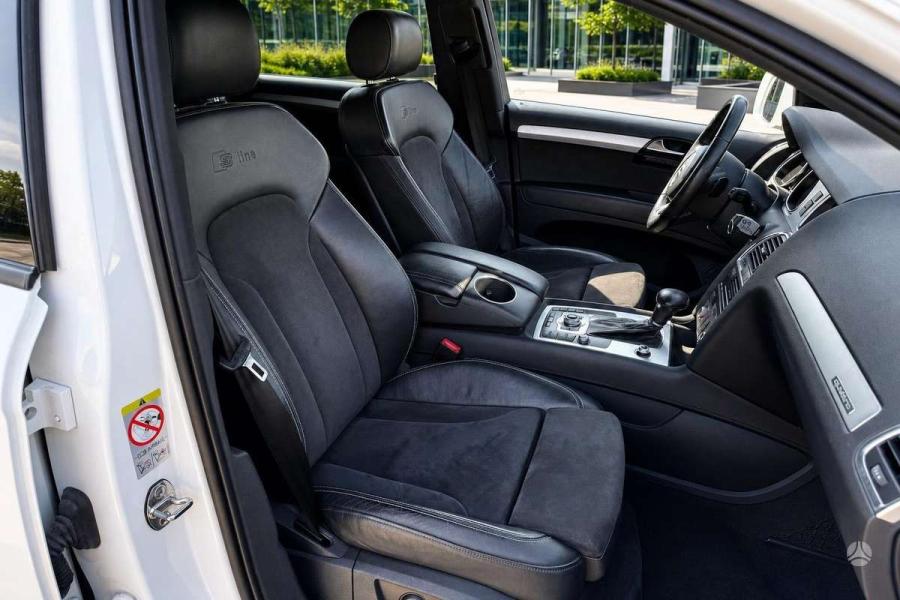 Balts Audi Q7 2013 Viļņa, ar dzinēja tilpumu 3.00 L un nobraukumu 178 tūkst. km par 12950 €, foto 9 vietnē AUTOMOTO.COM.LV