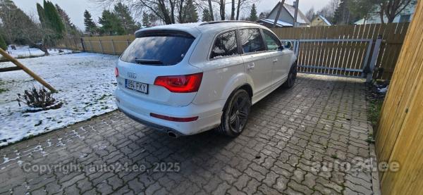 White Audi Q7 2014 in Tallinn, with an engine capacity of 3.00 L and mileage of 320 thousand km for 12900 €, photo 11 on AUTOMOTO.COM.LV