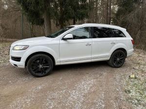 White Audi Q7 2014 in Vilnius, with an engine capacity of 3.00 L and mileage of 235 thousand km for 7300 €, photo 2 on AUTOMOTO.COM.LV