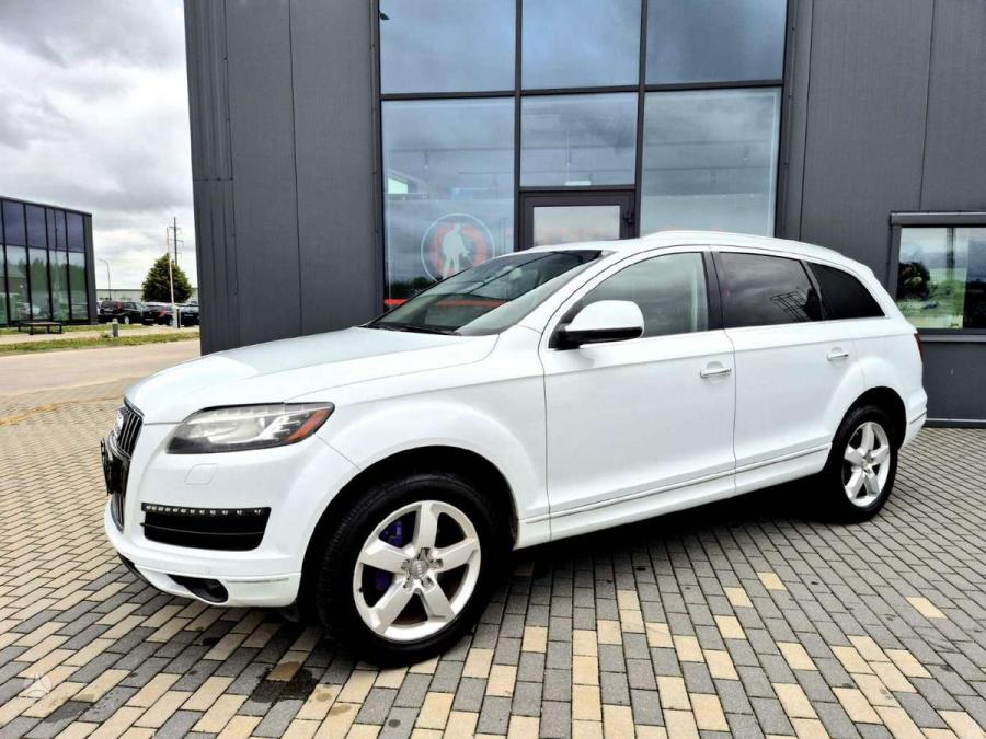 Balts Audi Q7 2014 Šauļi, ar dzinēja tilpumu 3.00 L un nobraukumu 180 tūkst. km par 11300 €, foto 3 vietnē AUTOMOTO.COM.LV