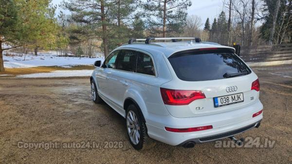 White Audi Q7 2014 in Voru, with an engine capacity of 3.00 L and mileage of 375 thousand km for 15800 €, photo 4 on AUTOMOTO.COM.LV
