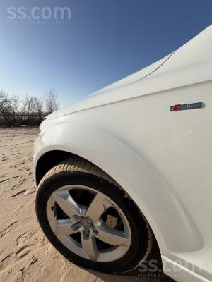 White Audi Q7 2014 in Riga, with an engine capacity of 3.00 L and mileage of 186 thousand km for 16000 €, photo 4 on AUTOMOTO.COM.LV
