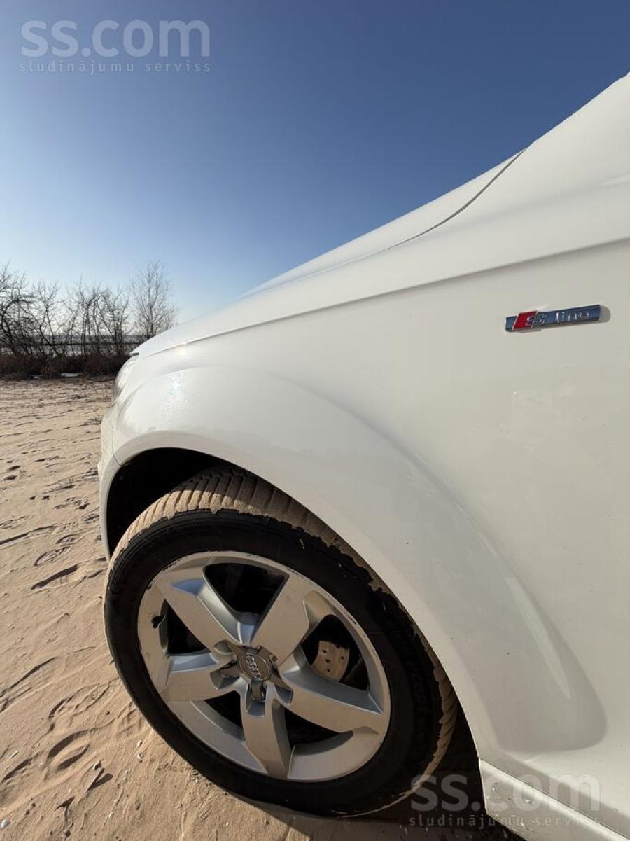 White Audi Q7 2014 in Riga, with an engine capacity of 3.00 L and mileage of 186 thousand km for 16000 €, photo 4 on AUTOMOTO.COM.LV