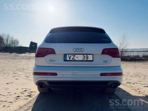 White Audi Q7 2014 in Riga, with an engine capacity of 3.00 L and mileage of 186 thousand km for 16000 €, photo 7 on AUTOMOTO.COM.LV