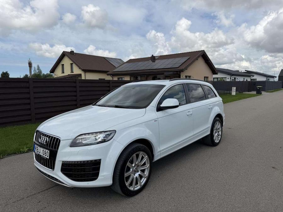 Balts Audi Q7 2014 Klaipėda, ar dzinēja tilpumu 2.97 L un nobraukumu 245 tūkst. km par 12900 €, foto 1 vietnē AUTOMOTO.COM.LV