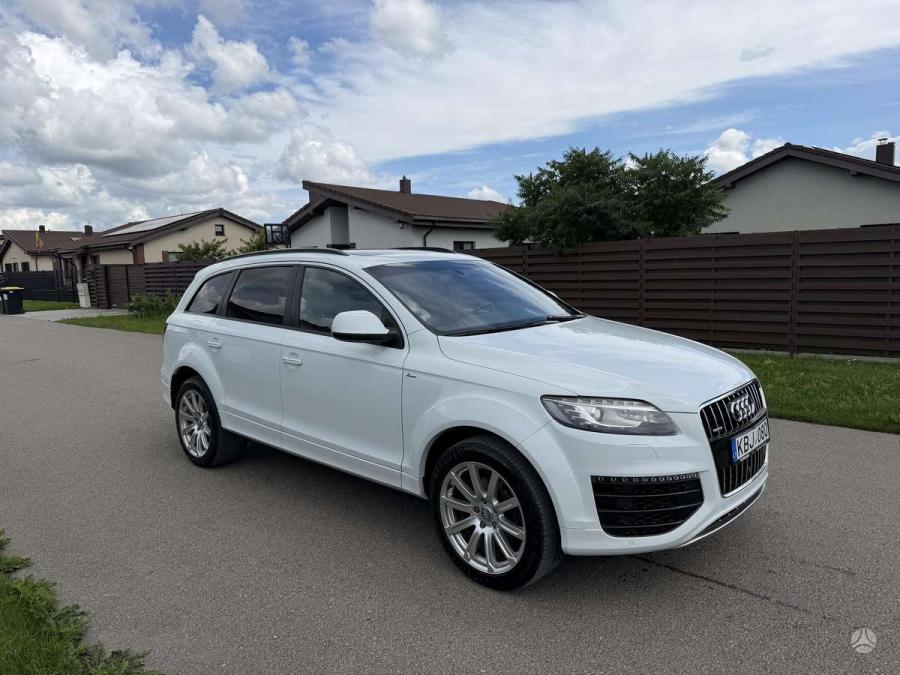 Balts Audi Q7 2014 Klaipėda, ar dzinēja tilpumu 2.97 L un nobraukumu 245 tūkst. km par 12900 €, foto 4 vietnē AUTOMOTO.COM.LV