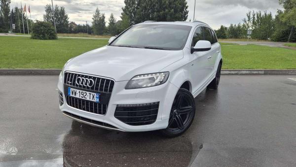Audi Q7 2014 in Taurage on AUTOMOTO.COM.LV White Audi Q7 2014 in Taurage, with an engine capacity of 2.97 L and mileage of 257 thousand km for 12300 €, photo 1 on AUTOMOTO.COM.LV