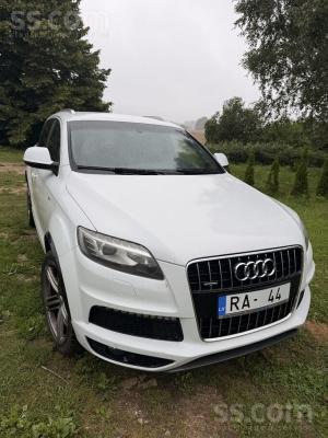 Balts Audi Q7 2014 Kuldīga, ar dzinēja tilpumu 3.00 L un nobraukumu 211 tūkst. km par 13500 €, foto  vietnē AUTOMOTO.COM.LV