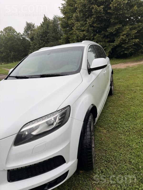 Balts Audi Q7 2014 Kuldīga, ar dzinēja tilpumu 3.00 L un nobraukumu 211 tūkst. km par 13500 €, foto 5 vietnē AUTOMOTO.COM.LV