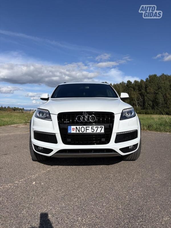 Balts Audi Q7 2014 Kauņa, ar dzinēja tilpumu 3.00 L un nobraukumu 211 tūkst. km par 11900 €, foto 4 vietnē AUTOMOTO.COM.LV