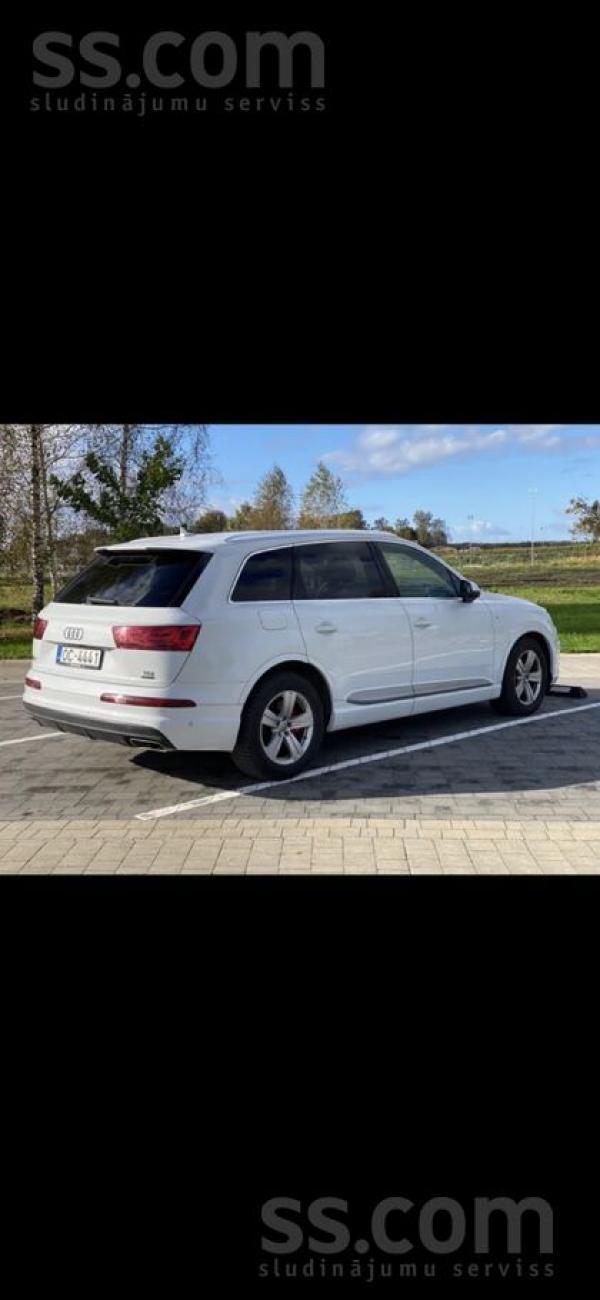 White Audi Q7 2015 in Saldus, with an engine capacity of 3.00 L and mileage of 227 thousand km for 26650 €, photo 2 on AUTOMOTO.COM.LV