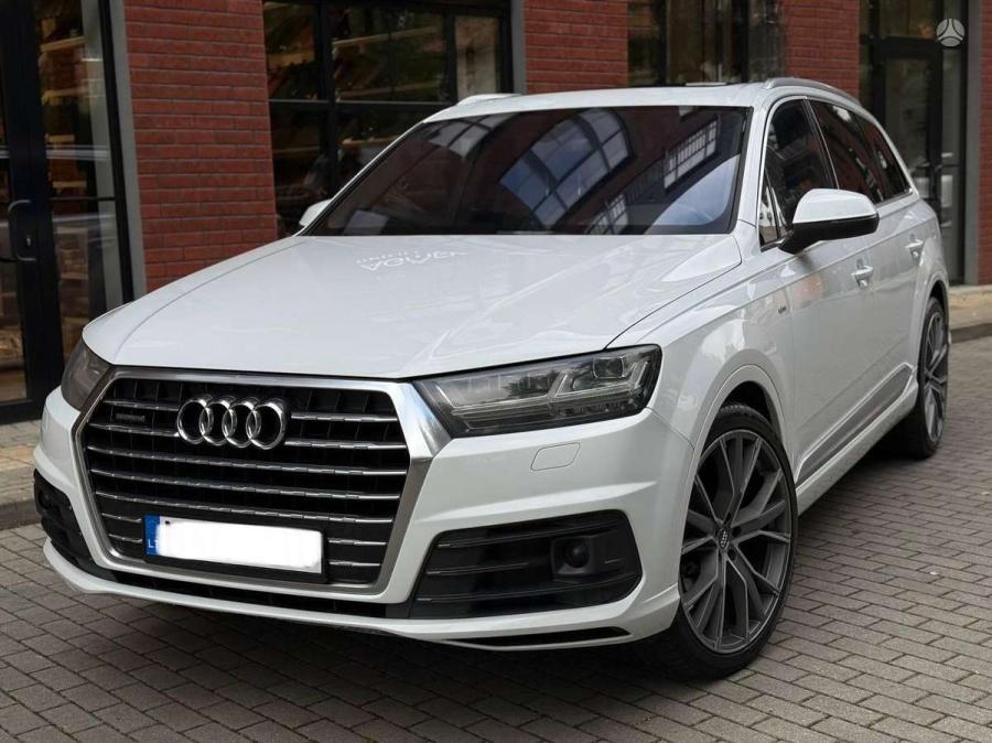 Balts Audi Q7 2015 Klaipėda, ar dzinēja tilpumu 2.97 L un nobraukumu 293 tūkst. km par 22700 €, foto 1 vietnē AUTOMOTO.COM.LV