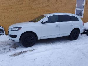 White Audi Q7 2015 in Siauliai, with an engine capacity of 3.00 L and mileage of 220 thousand km for 6300 €, photo 2 on AUTOMOTO.COM.LV