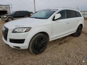 White Audi Q7 2015 in Siauliai, with an engine capacity of 3.00 L and mileage of 220 thousand km for 6300 €, photo 3 on AUTOMOTO.COM.LV