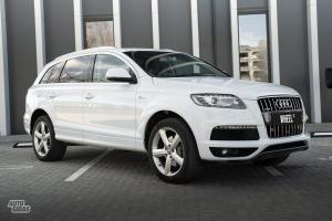 White Audi Q7 2015 in Vilnius, with an engine capacity of 3.00 L and mileage of 87 thousand km for 17500 €, photo 8 on AUTOMOTO.COM.LV