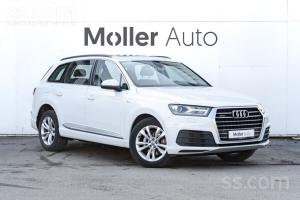 White Audi Q7 2015 in Riga, with an engine capacity of 3.00 L and mileage of 209 thousand km for 22250 €, photo 3 on AUTOMOTO.COM.LV