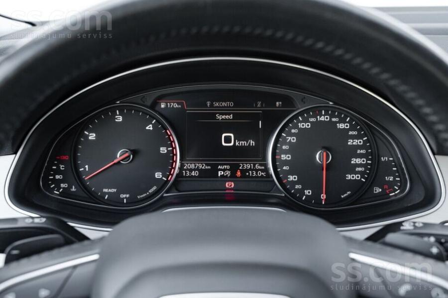 White Audi Q7 2015 in Riga, with an engine capacity of 3.00 L and mileage of 209 thousand km for 22250 €, photo 18 on AUTOMOTO.COM.LV