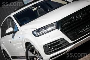 White Audi Q7 2015 in Tukums, with an engine capacity of 3.00 L and mileage of 183 thousand km for 26490 €, photo 4 on AUTOMOTO.COM.LV