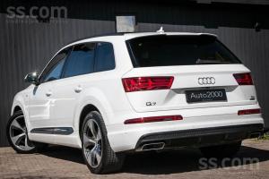 White Audi Q7 2015 in Tukums, with an engine capacity of 3.00 L and mileage of 183 thousand km for 26490 €, photo 5 on AUTOMOTO.COM.LV