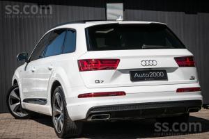 White Audi Q7 2015 in Tukums, with an engine capacity of 3.00 L and mileage of 183 thousand km for 26490 €, photo 8 on AUTOMOTO.COM.LV