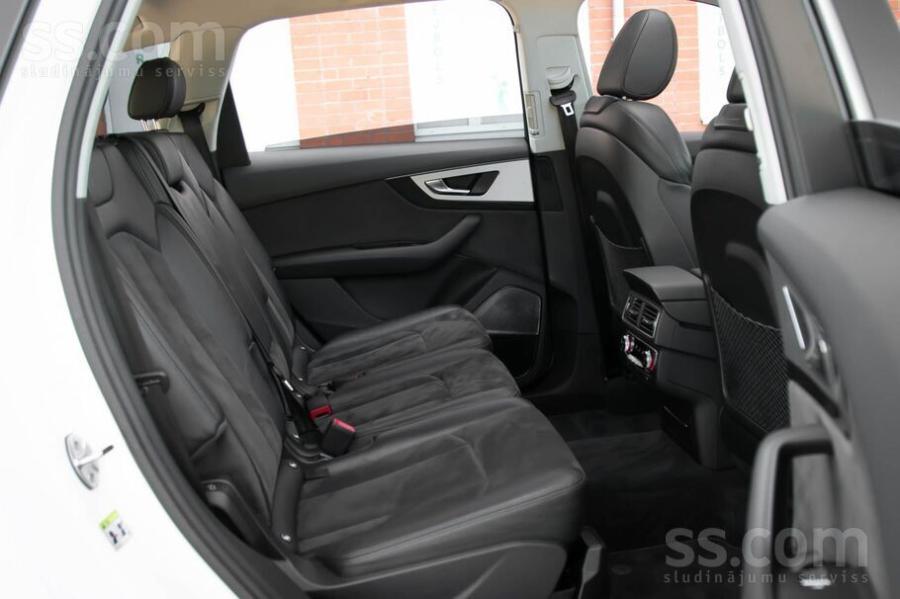 White Audi Q7 2015 in Tukums, with an engine capacity of 3.00 L and mileage of 183 thousand km for 26490 €, photo 10 on AUTOMOTO.COM.LV