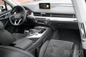 White Audi Q7 2015 in Tukums, with an engine capacity of 3.00 L and mileage of 183 thousand km for 26490 €, photo 14 on AUTOMOTO.COM.LV
