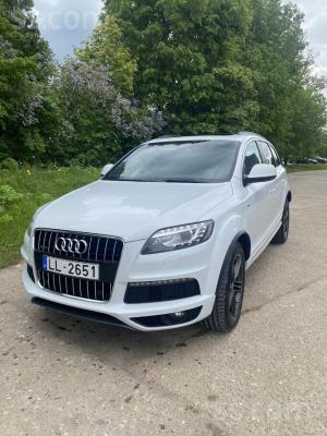 White Audi Q7 2015 in Cesis, with an engine capacity of 3.00 L and mileage of 197 thousand km for 18000 €, photo  on AUTOMOTO.COM.LV