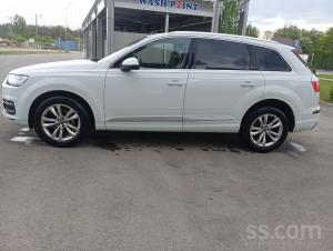 White Audi Q7 2015 in Riga, with an engine capacity of 3.00 L and mileage of 148 thousand km for 27400 €, photo 3 on AUTOMOTO.COM.LV